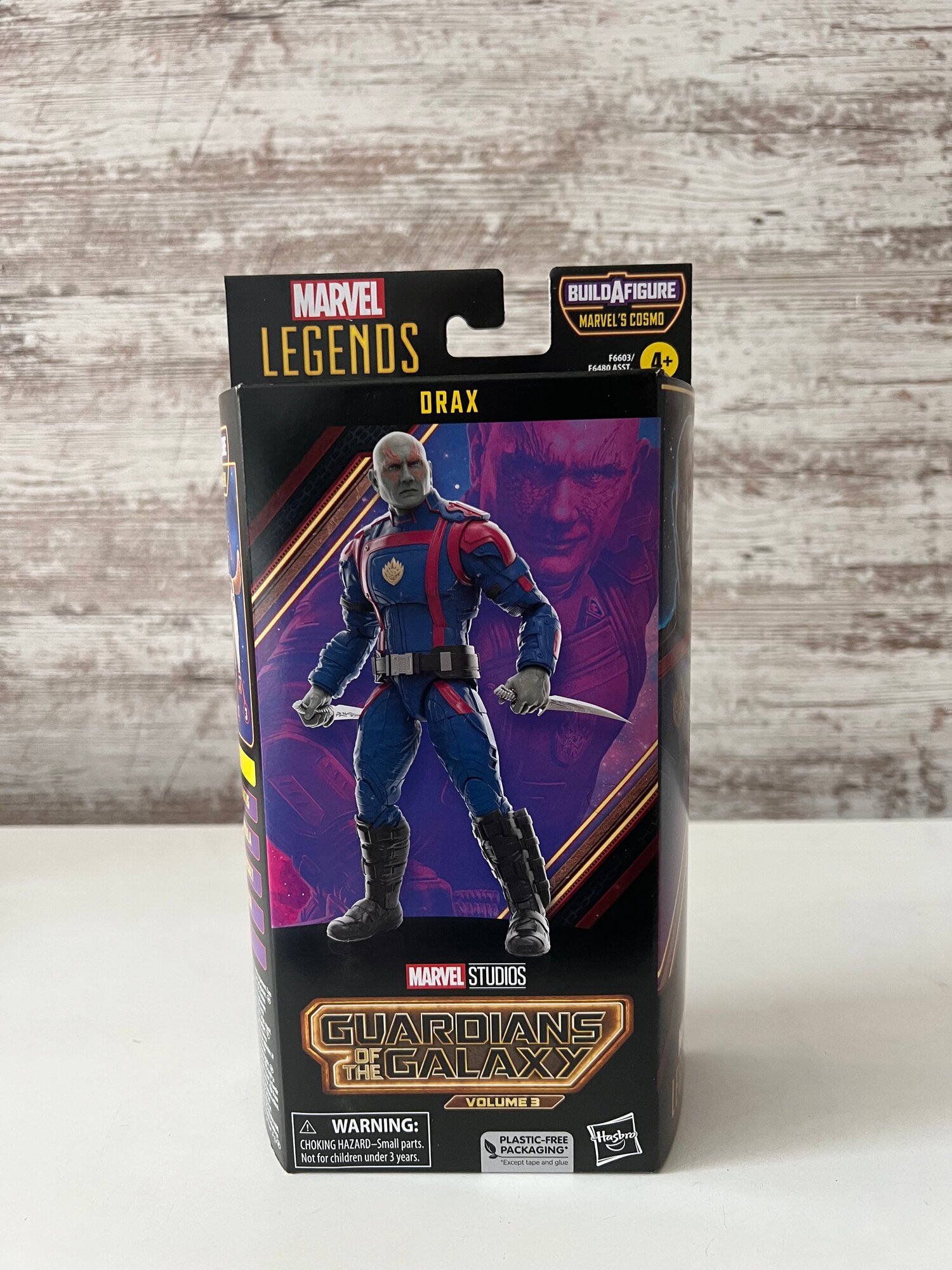 Фигурка Марвел Дракс, Marvel Legends, Drax, Guardians of the Galaxy, 18 см, от Hasbro