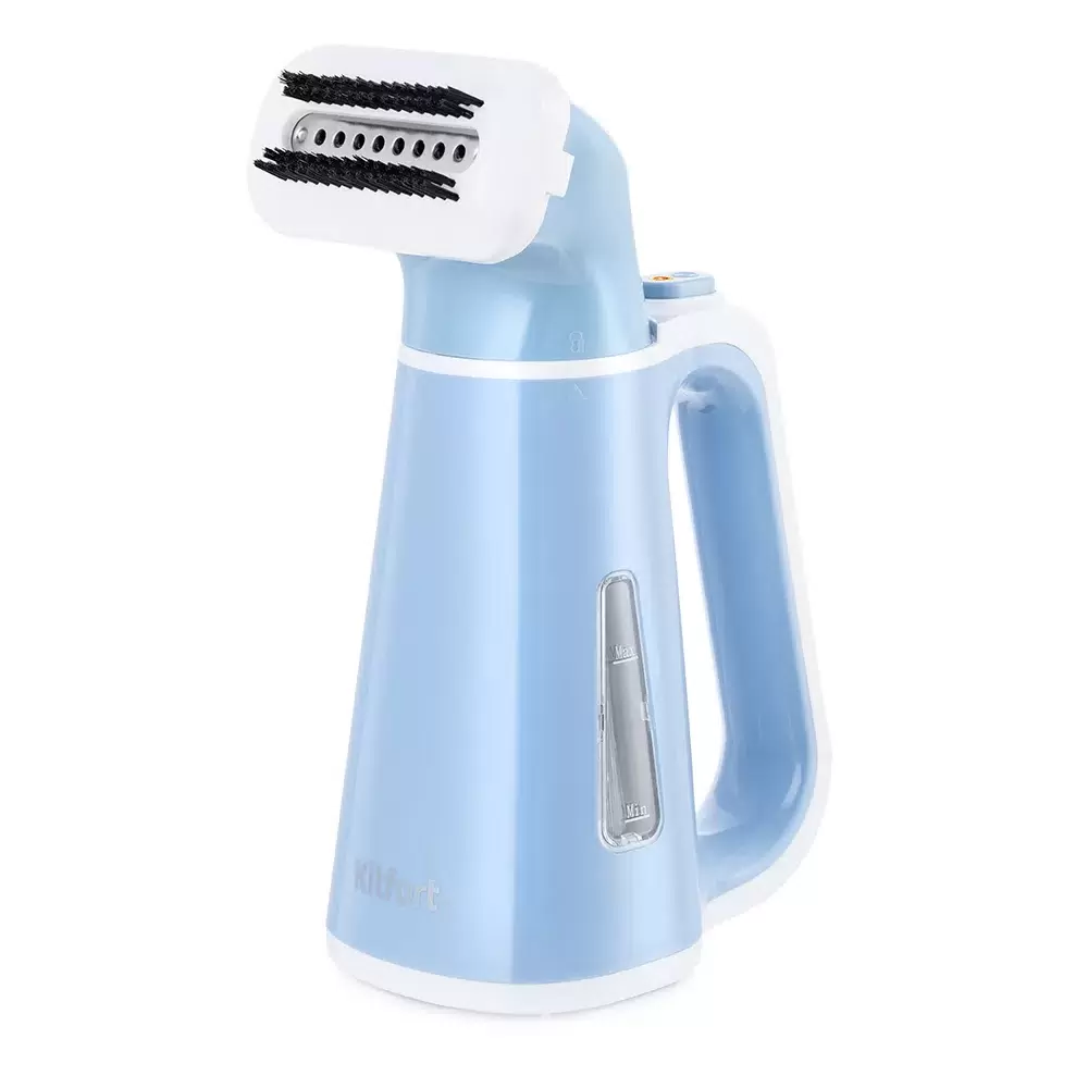 Отпариватель Kitfort KT-934 , мощность 800Вт, вертикальное отпаривание, голубой