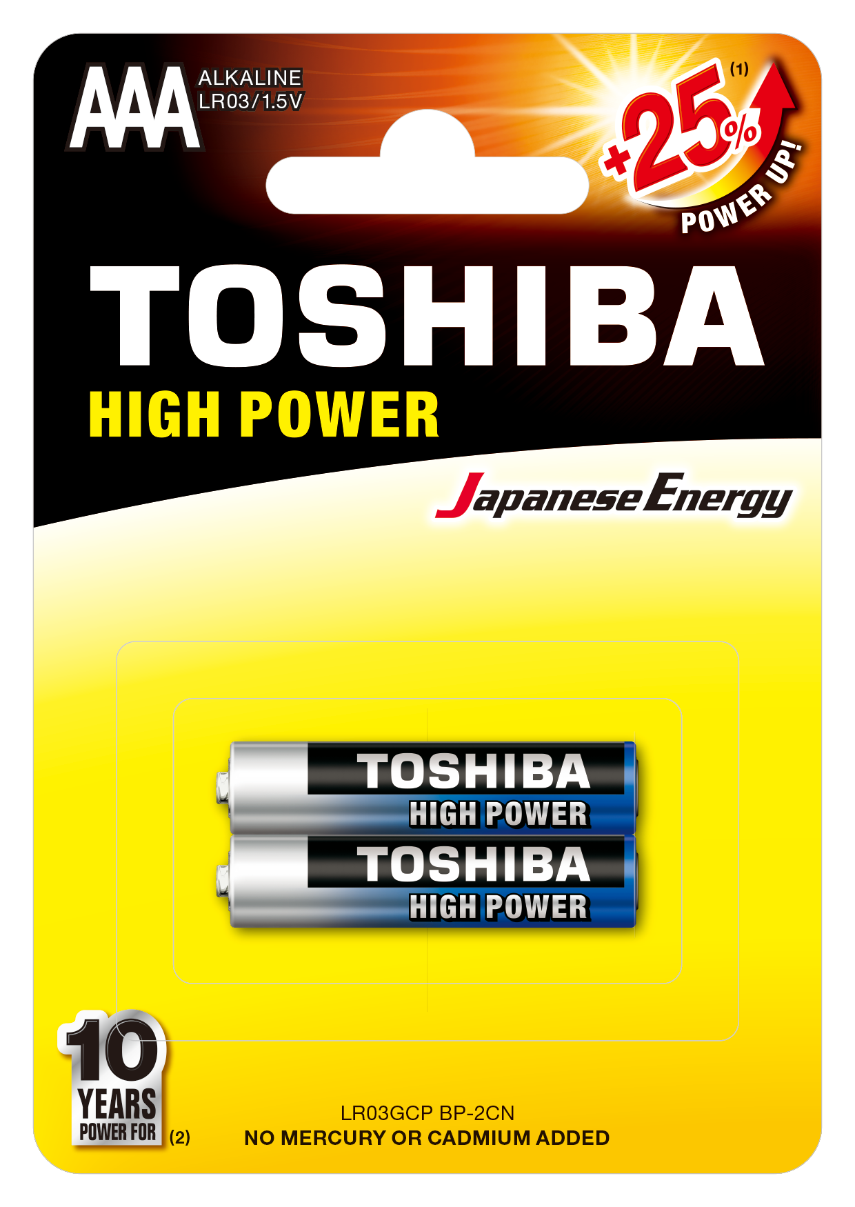 Toshiba Батарейка AAA LR03/1.5V, Alkaline 2, штуки в упаковке