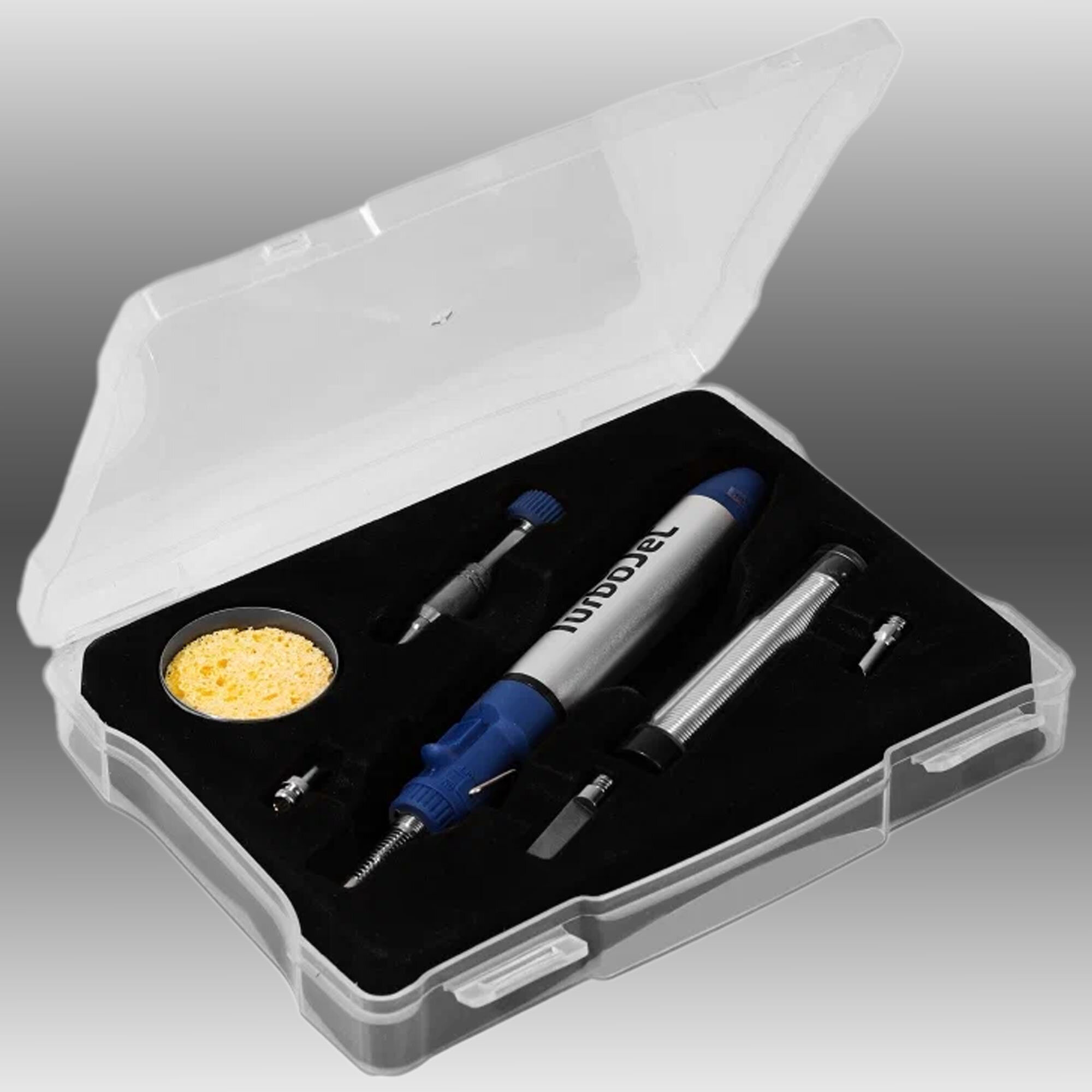 Набор для пайки TurboJet большой TJ250-B, газовый, заправляемый