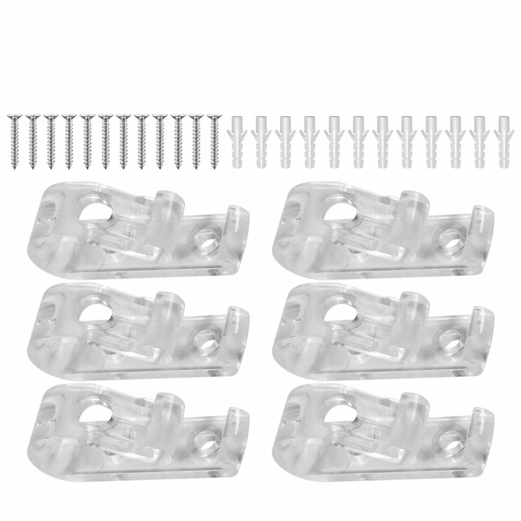 Прозрачный держатель шнура для жалюзи, фиксатор защитной цепи направляющий фиксирующий крючок зажим из бисера