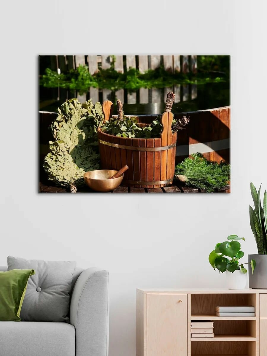 Картина на стену "Баня", 40х30 см