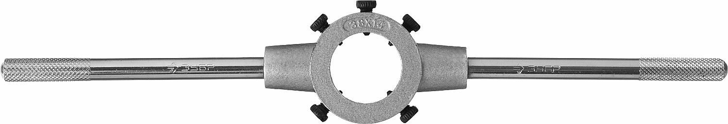 Плашкодержатель ЗУБР M12-M14, 38мм, стопорные винты 28142-38_z01