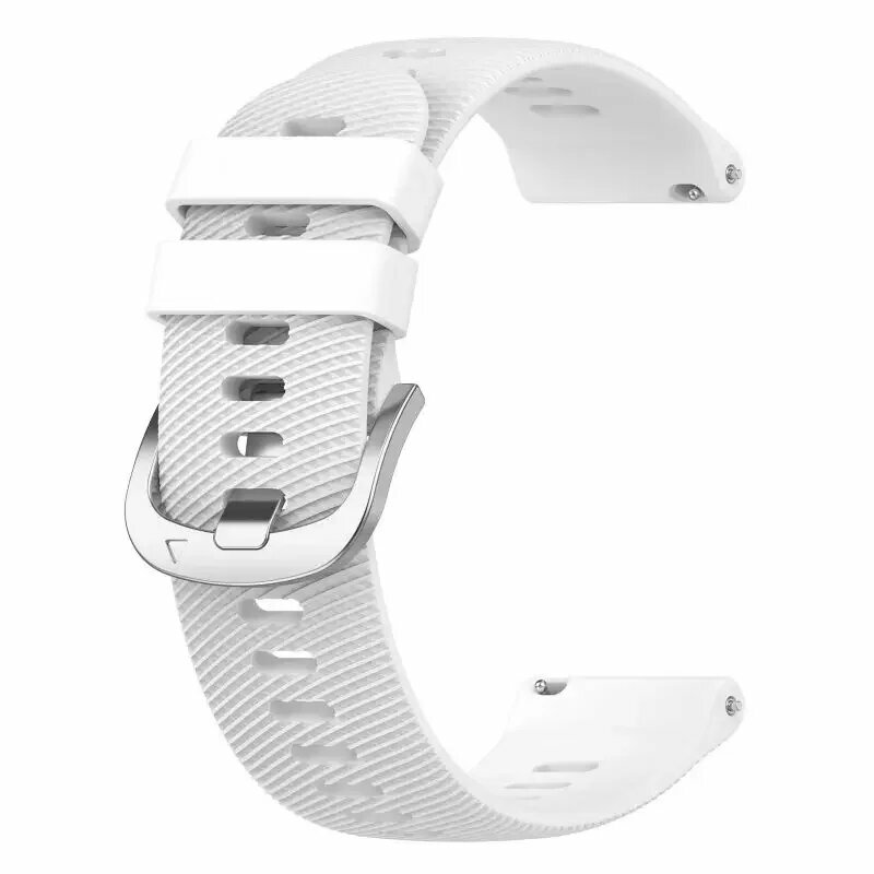 Белый силиконовый ремешок для Garmin Forerunner 165 255 255S 265 265S