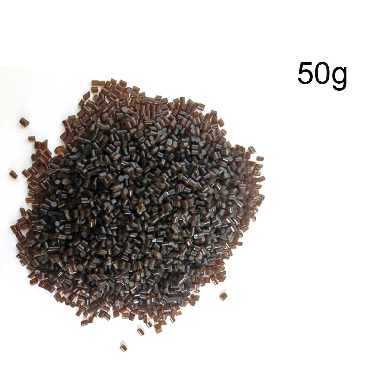 Клеевые бусины для наращивания волос, Amber Brown, 50г
