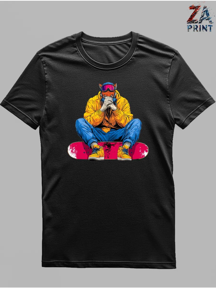 Футболка лиса химик