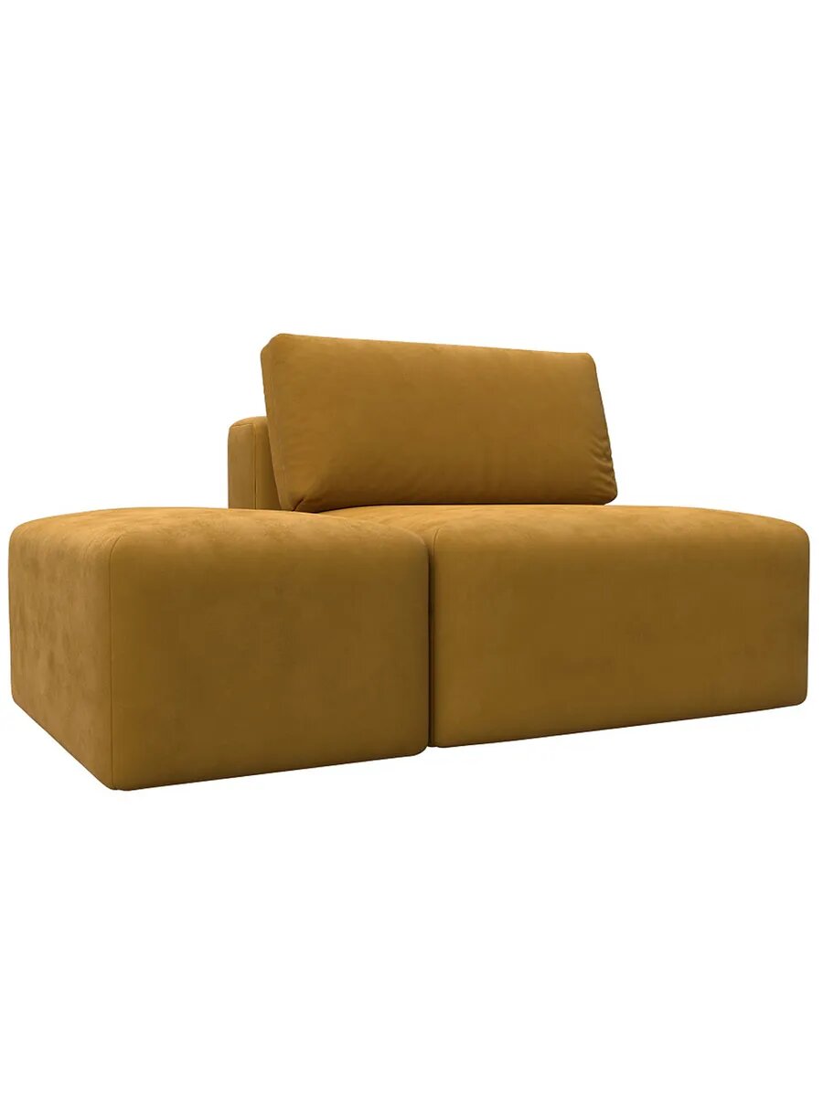 Модули диван и пуф из модульного набора Лего, с ящиком для белья, велюр