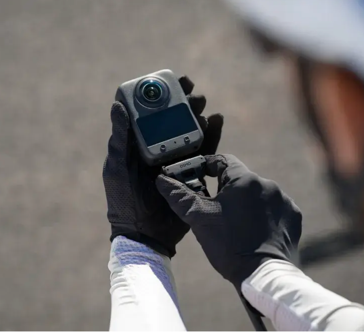Адаптер для камеры DJI Osmo action X4 /X5 Air Quick Release Mount , магнитное крепление, черный матовый — фото 1