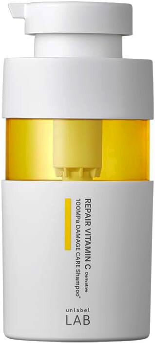 UNLABEL LAB Vitamin C Repair Hair Shampoo Шампунь для восстановления поврежденных волос с витамином С, с ароматом жасмина, черной смородины и яблока, 400мл.