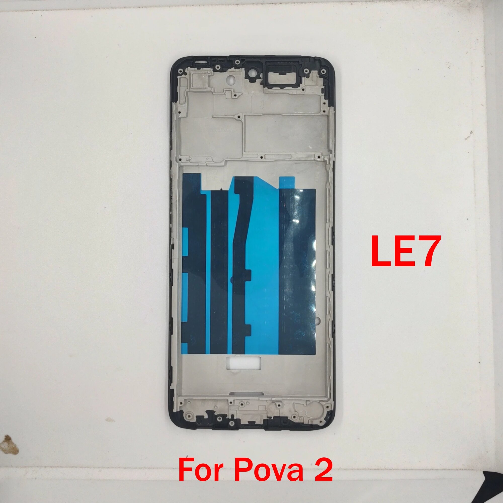 Для Tecno Pova 2 Neo 2 Pop 5 7 Pro средняя рамка Корпус Передняя панель ЖК-дисплея Pova 2