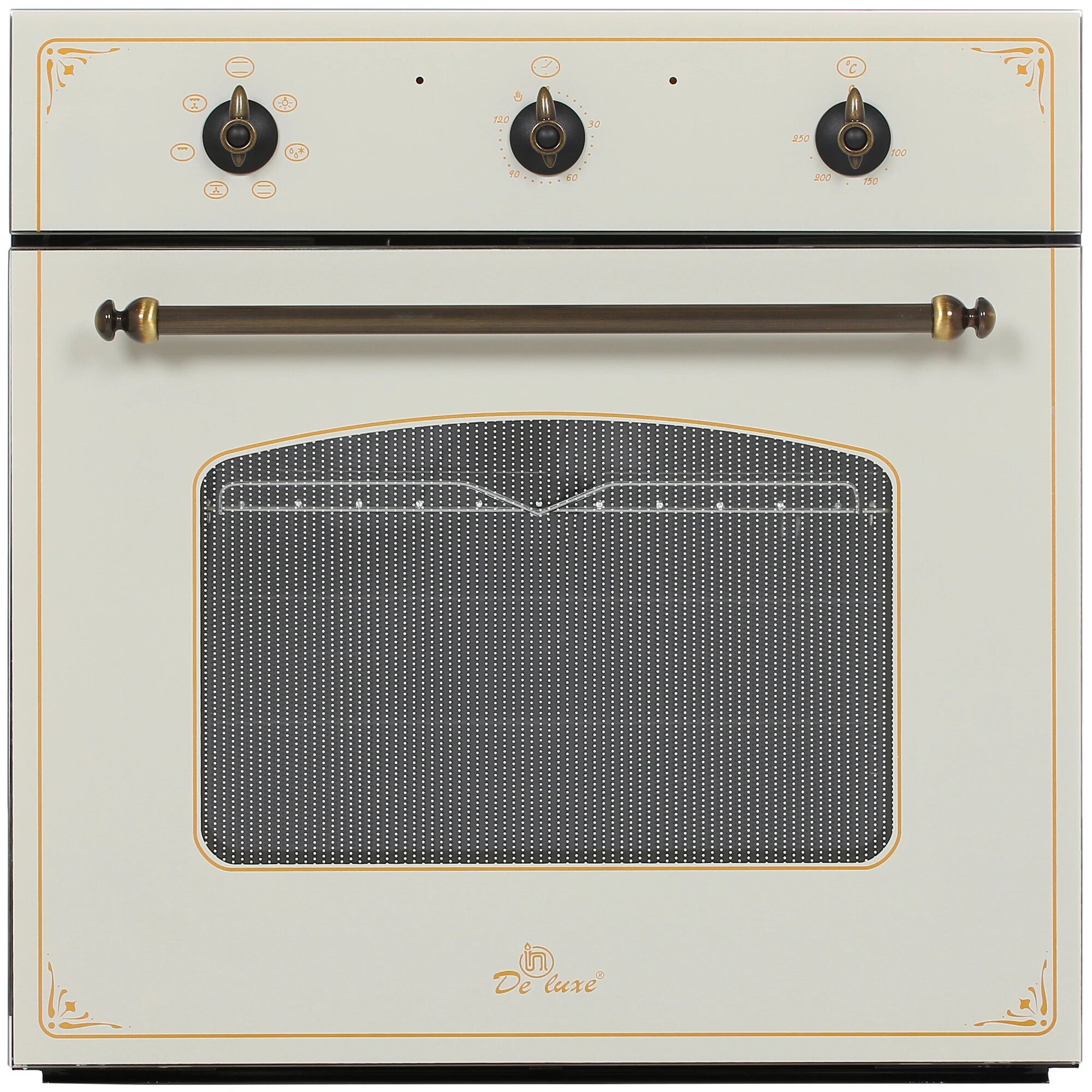 Духовой шкаф Electronicsdeluxe 6006.03эшв-037, бежевый, электрический, 58л, 250°С, конвекция, гриль