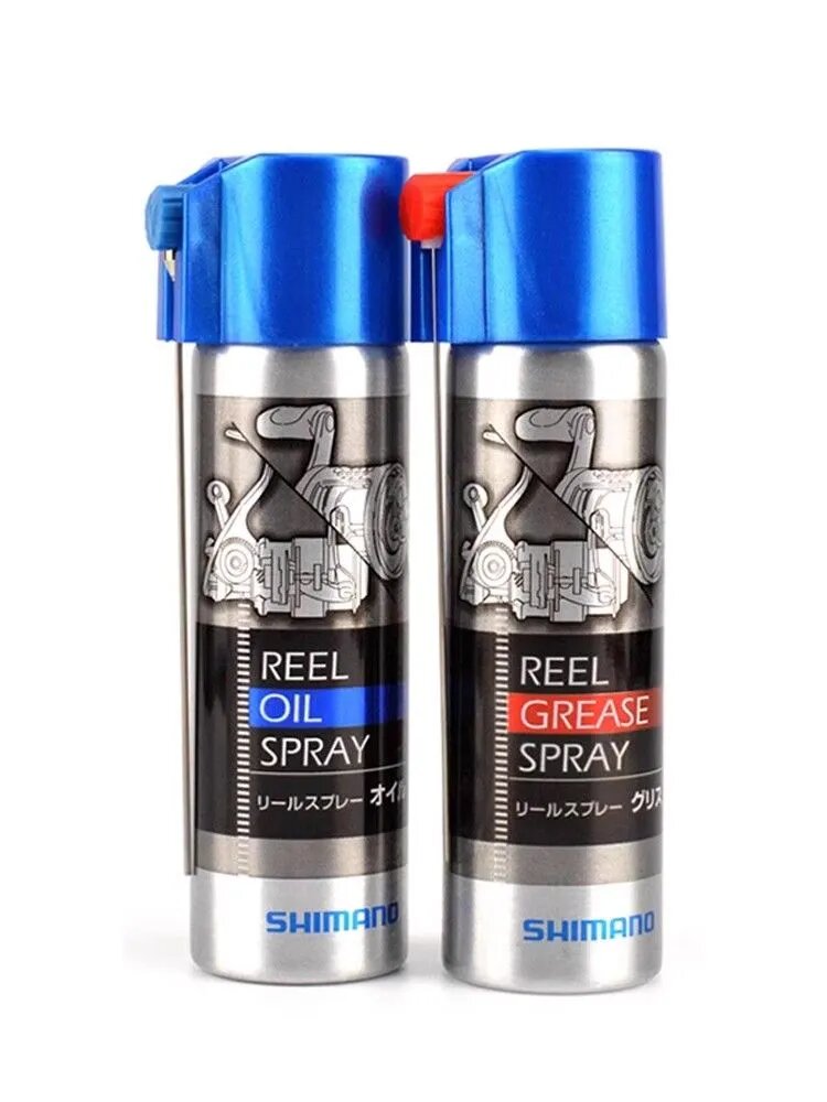 Смазка Shimano для рыболовных катушек Reel Oil и Grease Spray 2 шт.