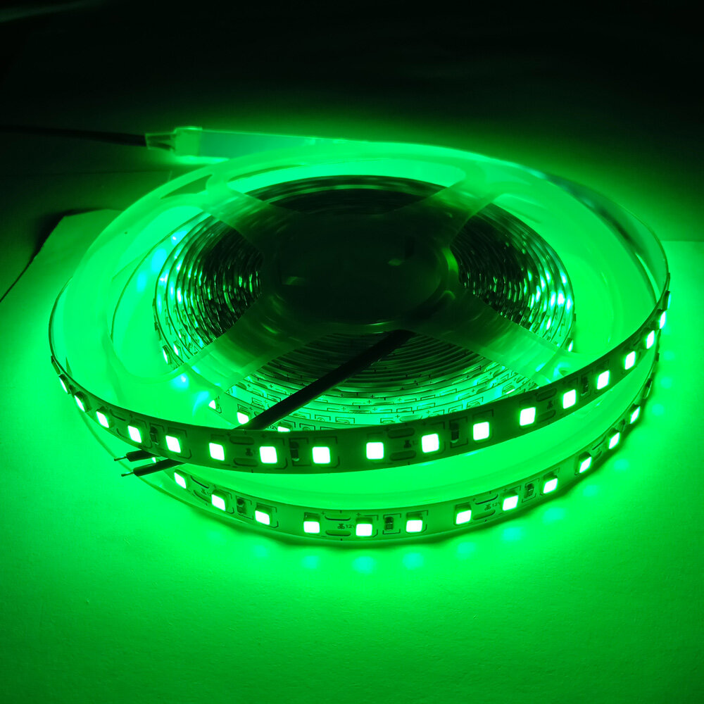 Светодиодная лента 2835 12 вт 120 led Standard Зеленый 12v IP20 5м