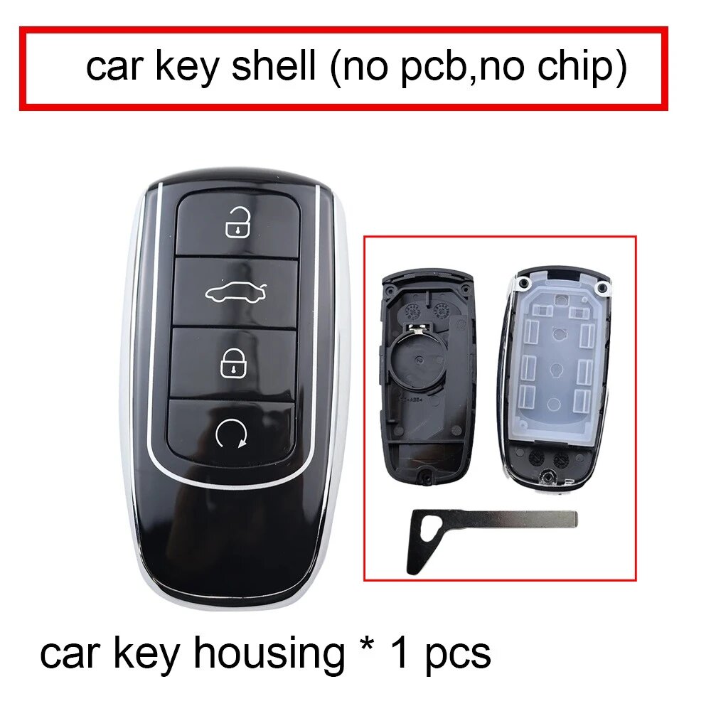 4 кнопки 434 МГц Id47 4A чип оригинальный автомобильный ключ дистанционного управления/автомобильный ключ для Chery JAECOO OMODA EXEED Tiggo 8 Plus Tiggo8 Pro for Chery, only key shell