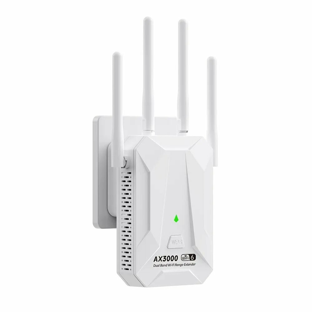 WiFi6 3000 Мбит/С Беспроводной Повторитель Двухдиапазонный 2,4 ГГц 5 ГГц Вилка ЕС