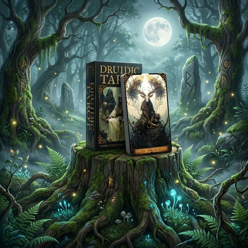 Карты Таро "Druidic Tarot" Lo Scarabeo / Пантеон Друидов Таро 64451