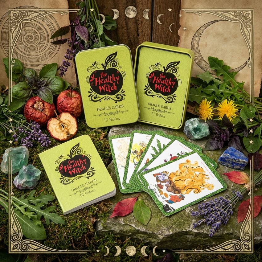 Карты Таро "Healthy Witch Oracle Cards" Schiffer Publishing / Полезные карты Ведьмы-оракула 64457