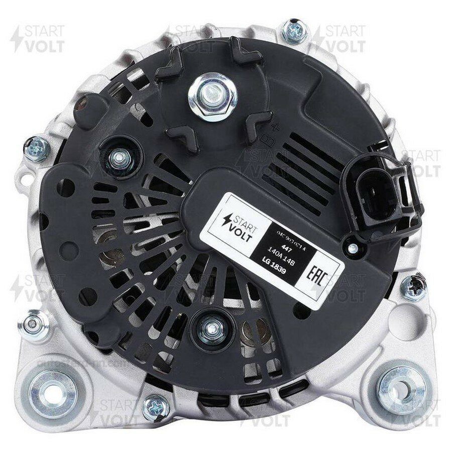 STARTVOLT LG1839 Генератор для а/м VAG Tiguan II (16-)/Kodiaq (16-)/Octavia A8 (14-) 1.4TSI 140A (LG 1839)