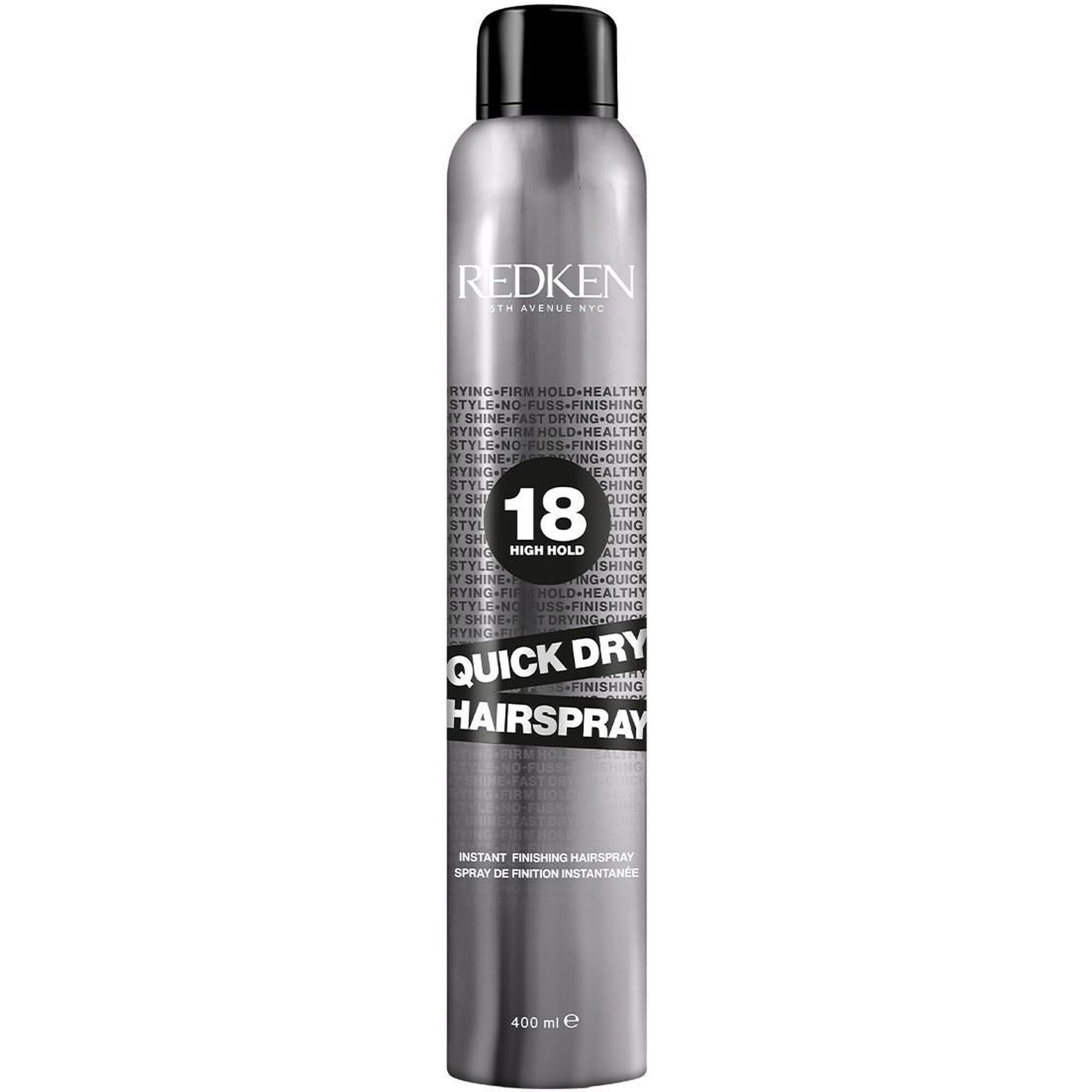 Redken Лак для волос сильной фиксации Quick Dry 400 мл, для всех типов волос