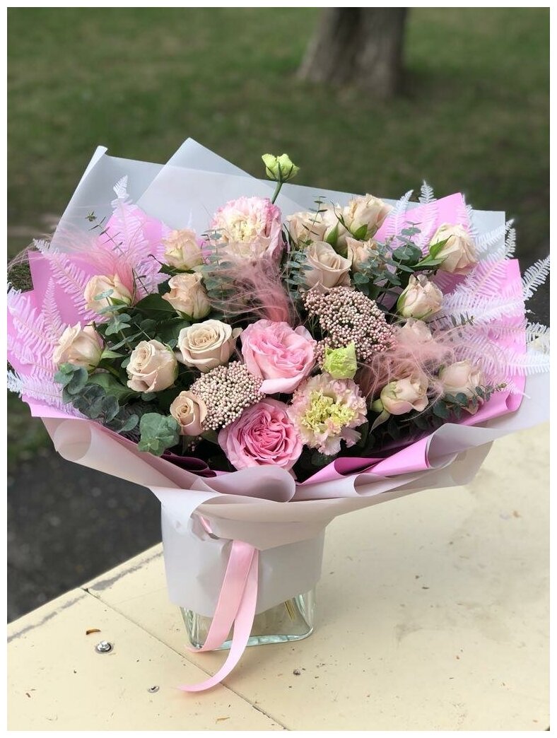 Букет авторский с кофейными розами