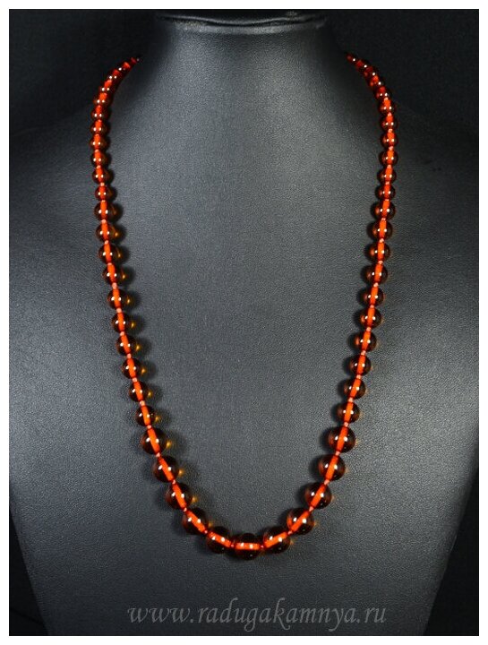 Колье, янтарь