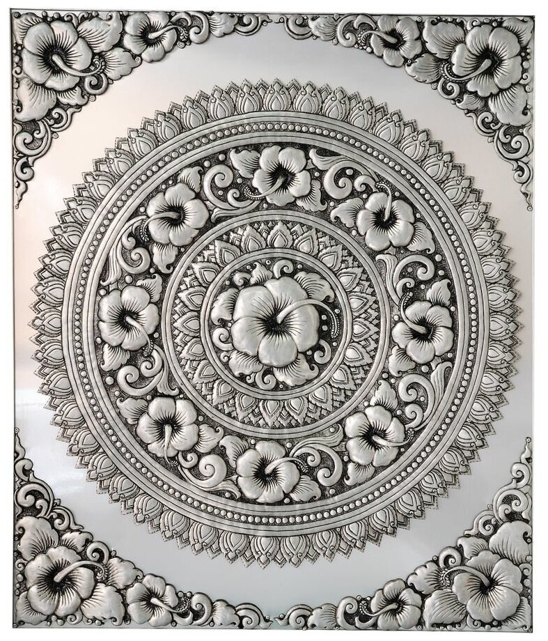 Фотообои Уютная стена "Узоры мандалы" 230х270 см Бесшовные Премиум (единым полотном)