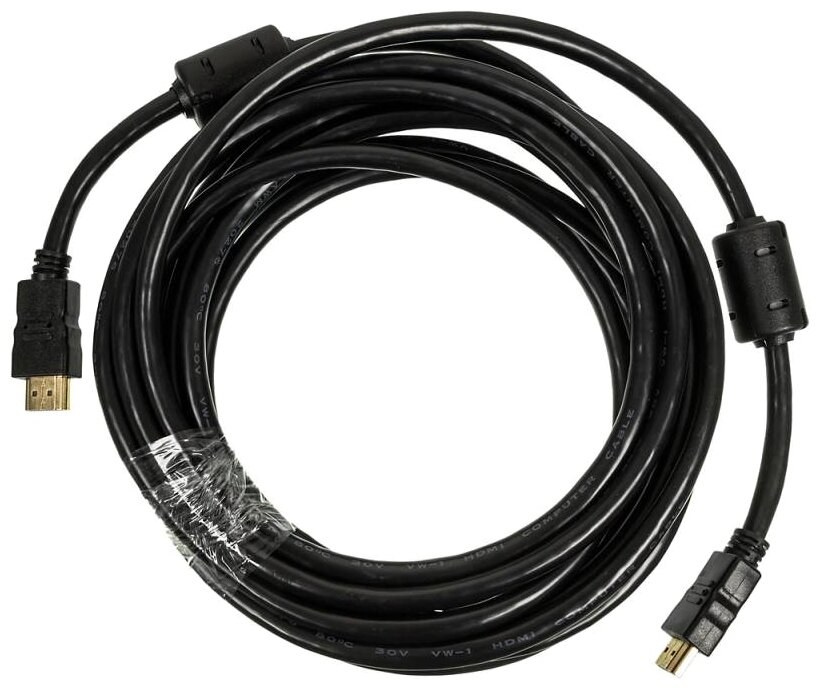 Кабель NingBo HDMI - HDMI (841164), 5 м, черный