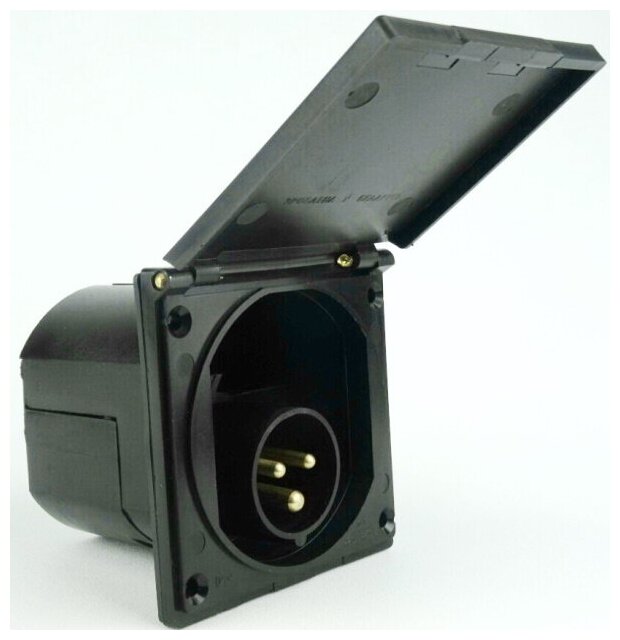 Вилка приборная 40А, 220В (бортовой ввод для скорой помощи)