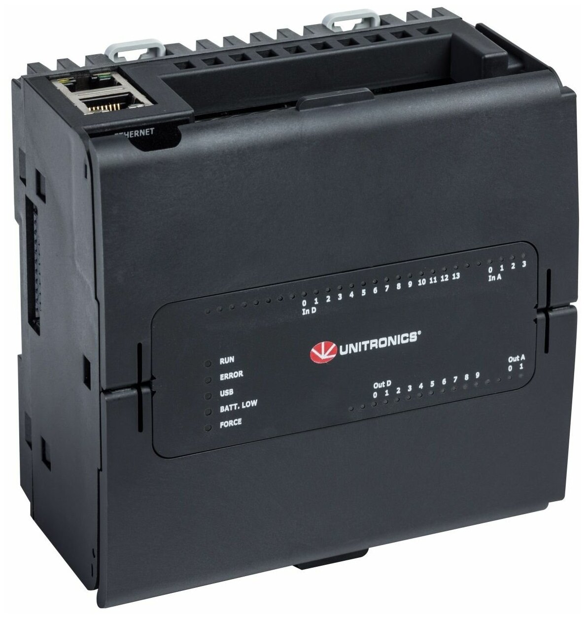 USC-B5-TR22 Контроллер UniStream 24В, 10DI 2AI, 2DO, 8RO, 2 Ethernet ...