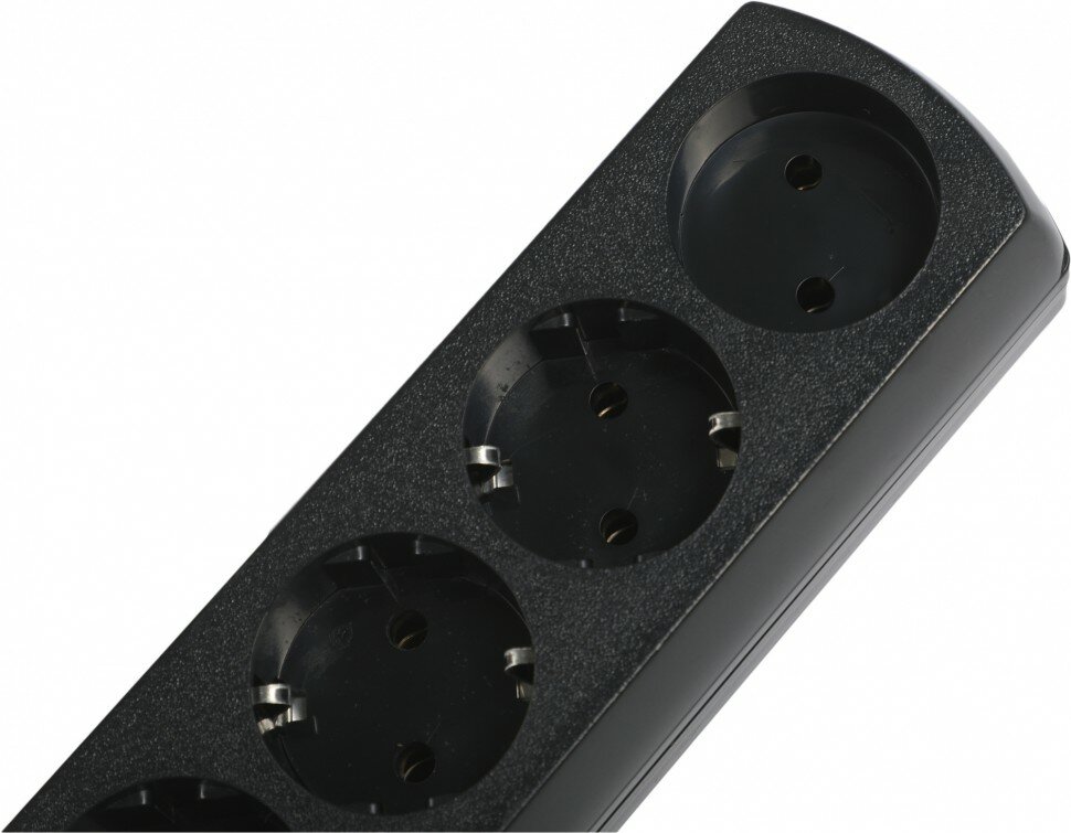 Сетевой фильтр Most H6 5м (6 розеток) черный (коробка)