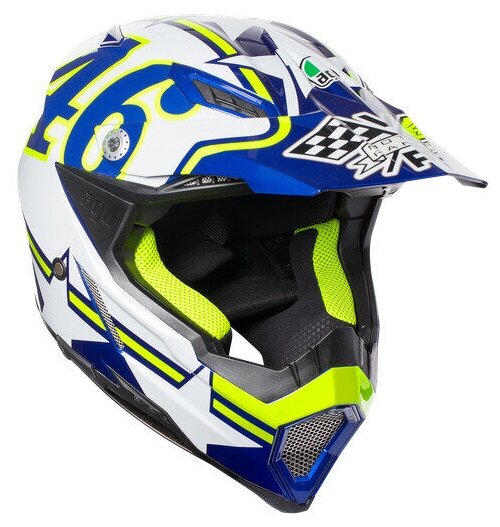Мотошлем кроссовый взрослый AGV AX-8 EVO TOP Ranch, XS