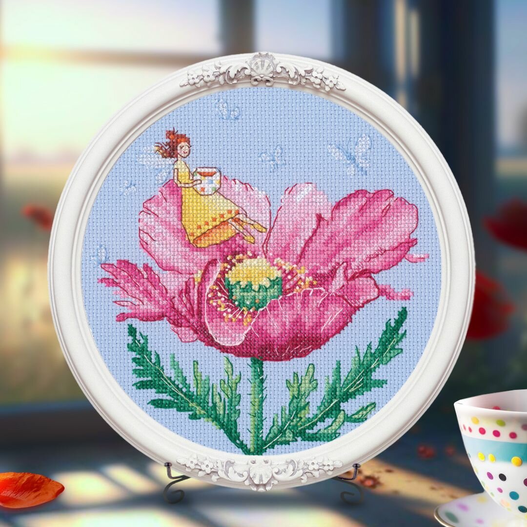 Набор для вышивания RTO С373 "Чай для феи" р-р16х17см