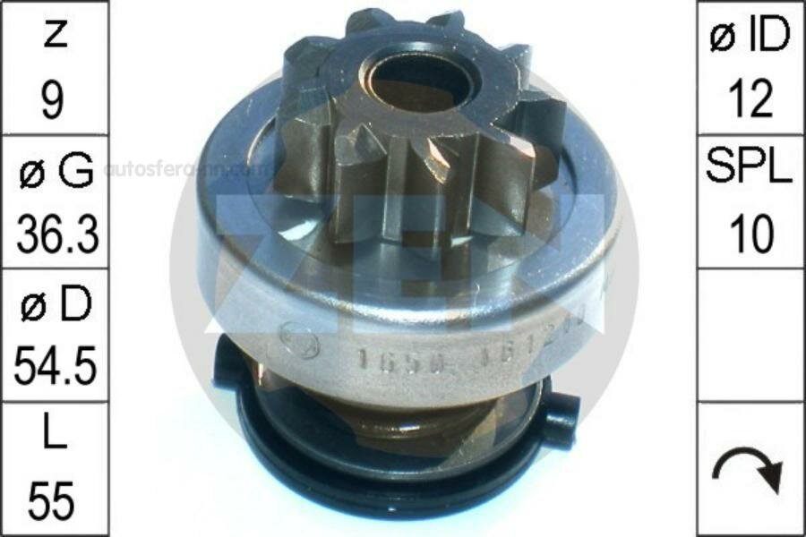 ERA ZN1650 Бендикс CITROEN/FIAT/IVECO/PEUGEOT