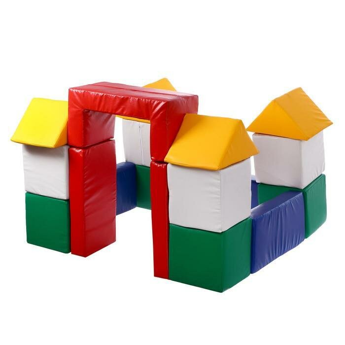 Мягкий игровой конструктор Замок , куб 30х30 см