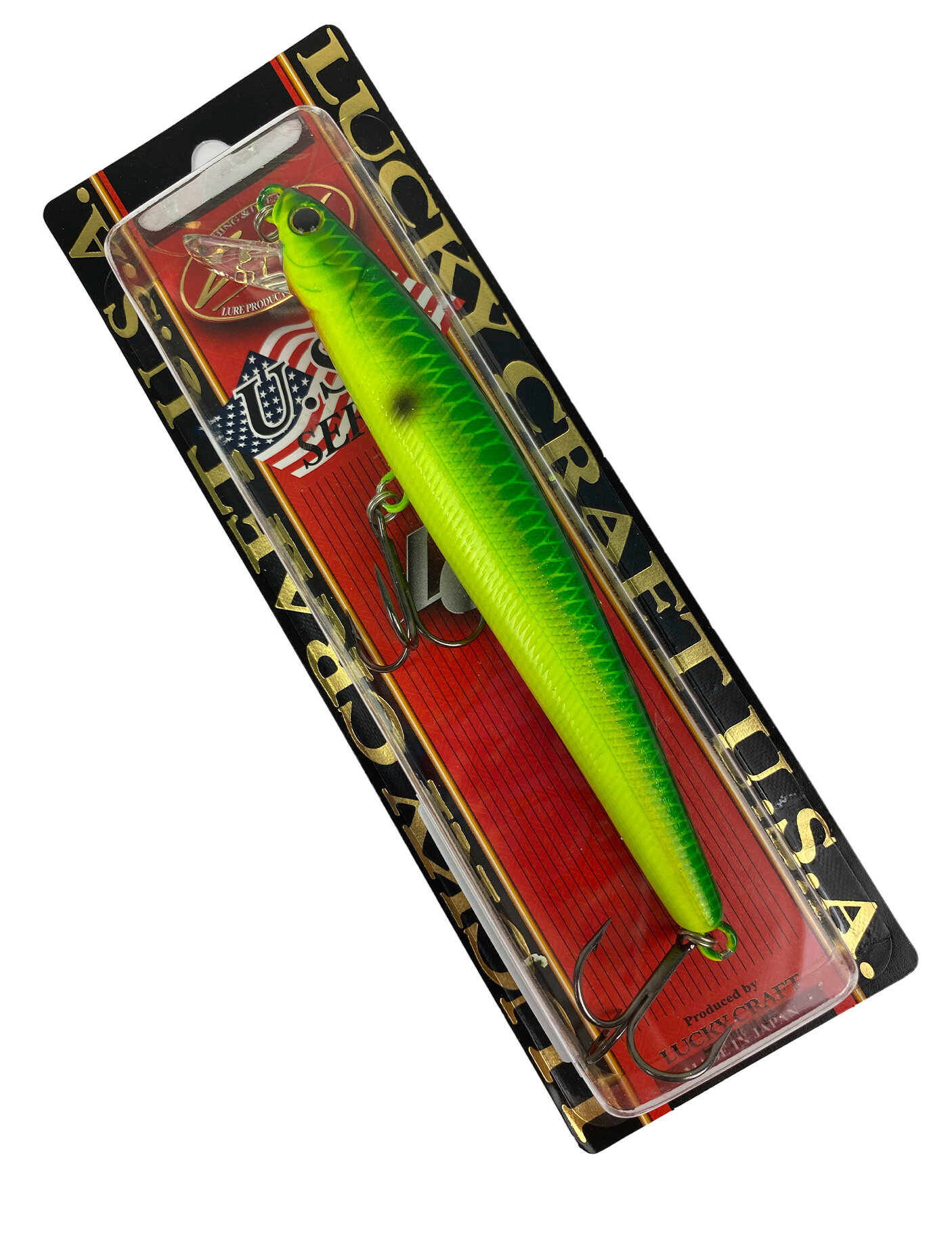 Lucky Craft Flash Minnow 130MR 111 Peacock - воблер для ловли хищников и щуки