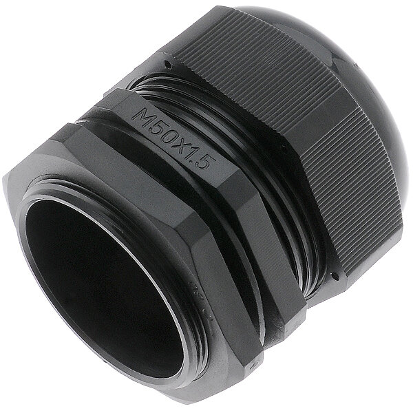 Сальник M-L 50 с удлиннённой резьбой, с контргайкой (D кабеля 32-38мм, IP68) (Fortisflex) (3 шт. в комплекте)