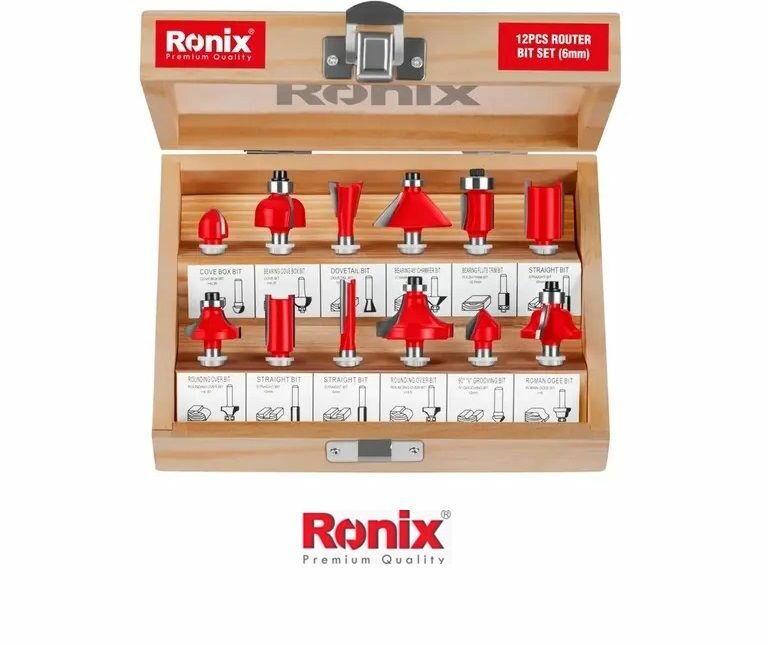 Набор фрез Ronix RH-5341 12шт