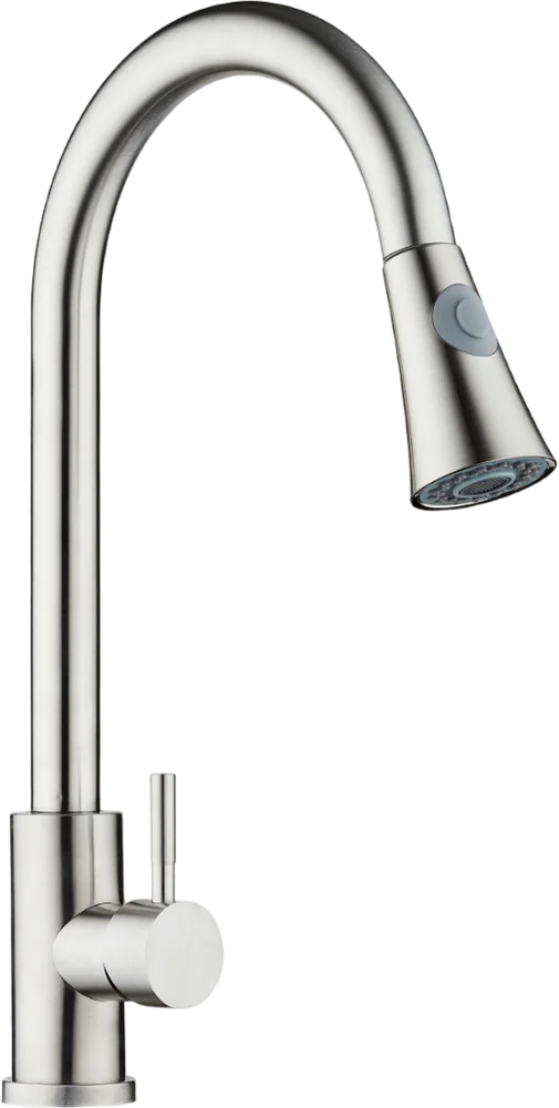 Смеситель для кухни Orange Steel M99-120st сталь