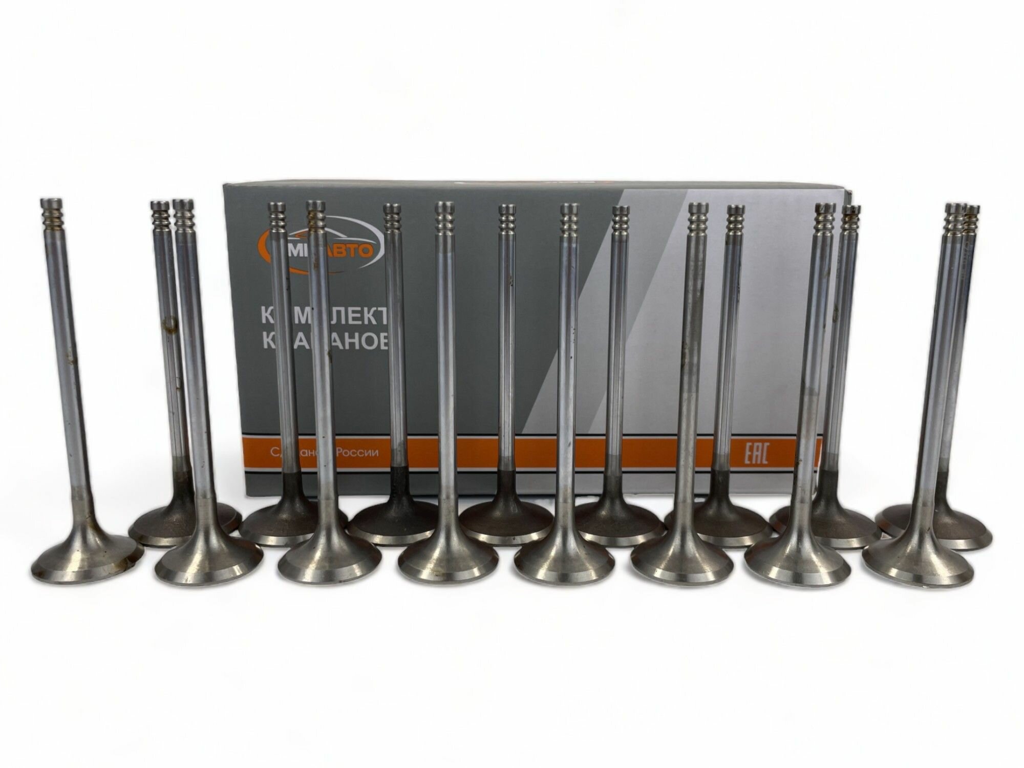 Комплект клапанов 8х8 впуск+выпуск Лада Веста / Lada XRAY 1.8 под двигатель 21179 бмк-авто