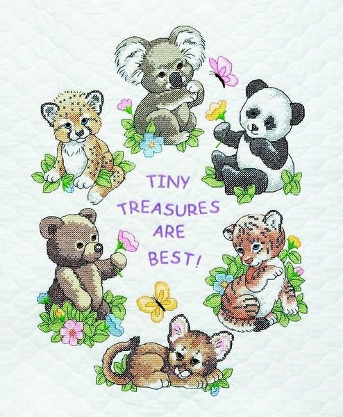 Одеяльце Зверята 73064