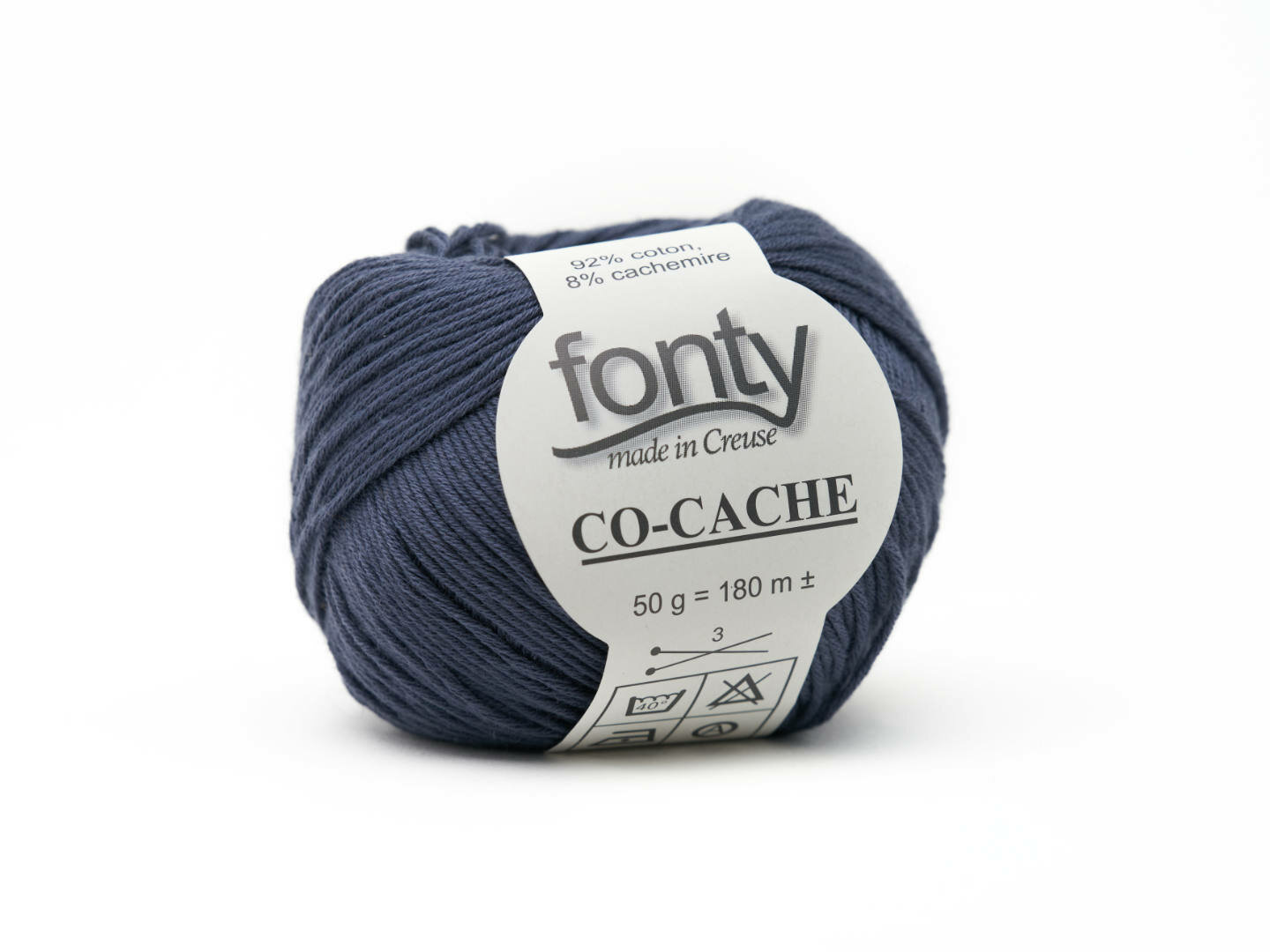 Пряжа Fonty CO-CACHE 50 г/180 м, цвет 08, 92% хлопок, 8% кашемир