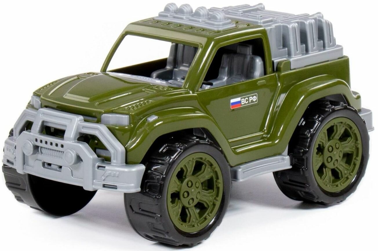 Автомобиль "Джип Легионер. Военный", игрушечная машинка для детей, пластиковая игрушка для песочницы и дома