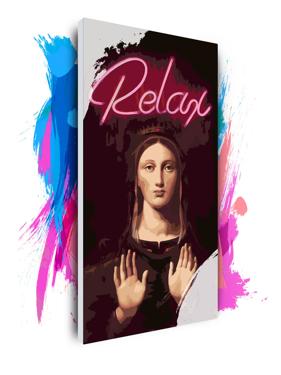 Картина по номерам на холсте Relax, 30 х 60 см