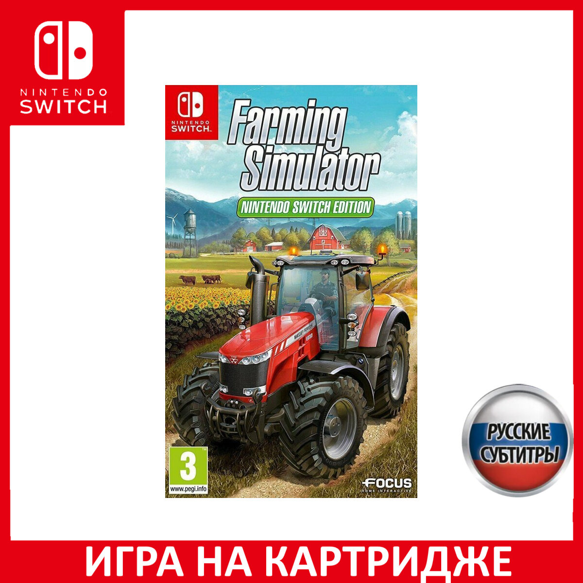 Игра Farming Simulator 23 Switch Русская Версия Картридж на Nintendo Switch