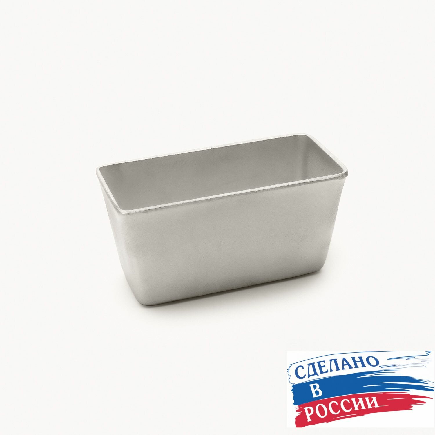 Форма для выпечки хлеба Л-10-3 205х100х105 мм (литой алюминий, Россия)