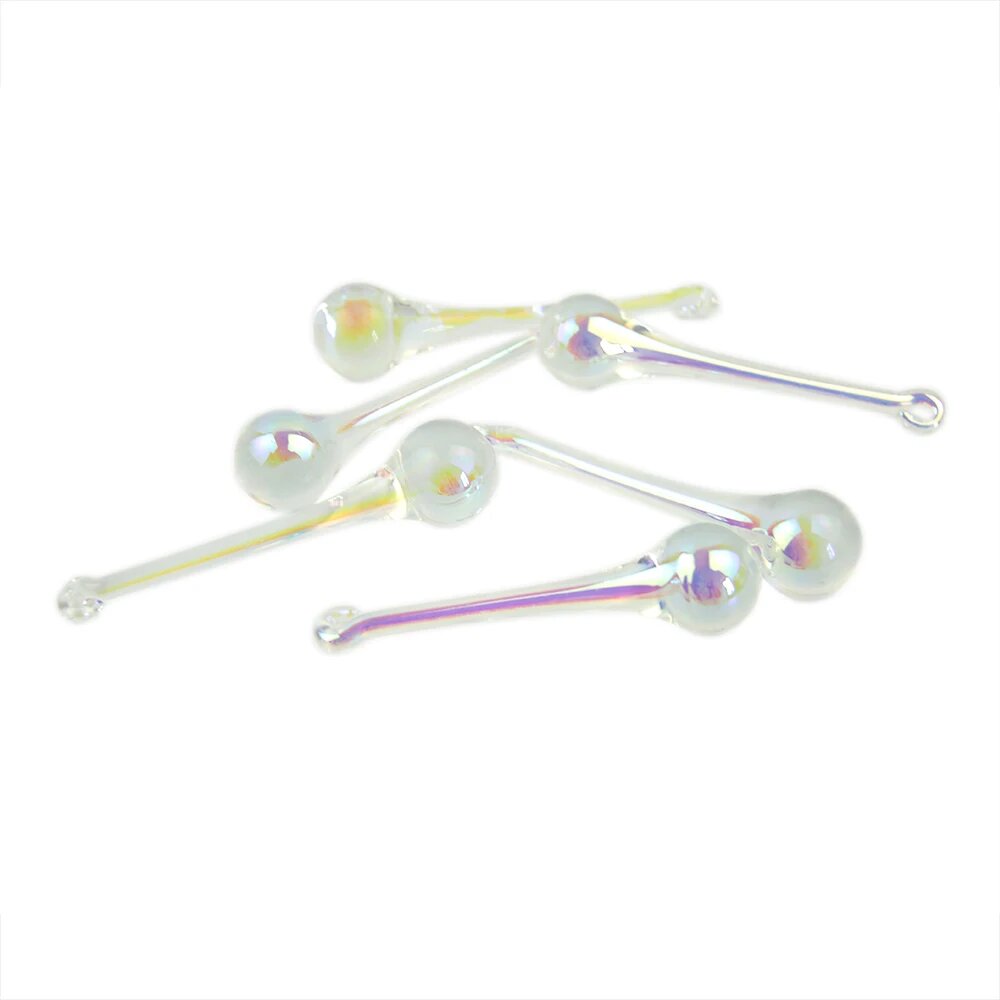 Хрустальные подвески капли дождя drop crystal 16x60mm 1 piece, AB