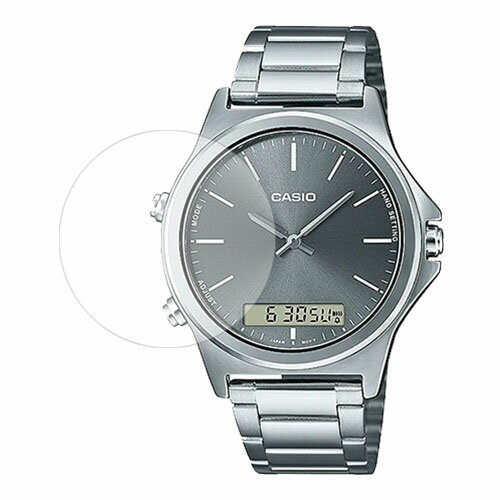 Скрин Мобайл защитный экран для часов Casio MTP-VC01D-8E из гидрогелевая плёнка прозрачная