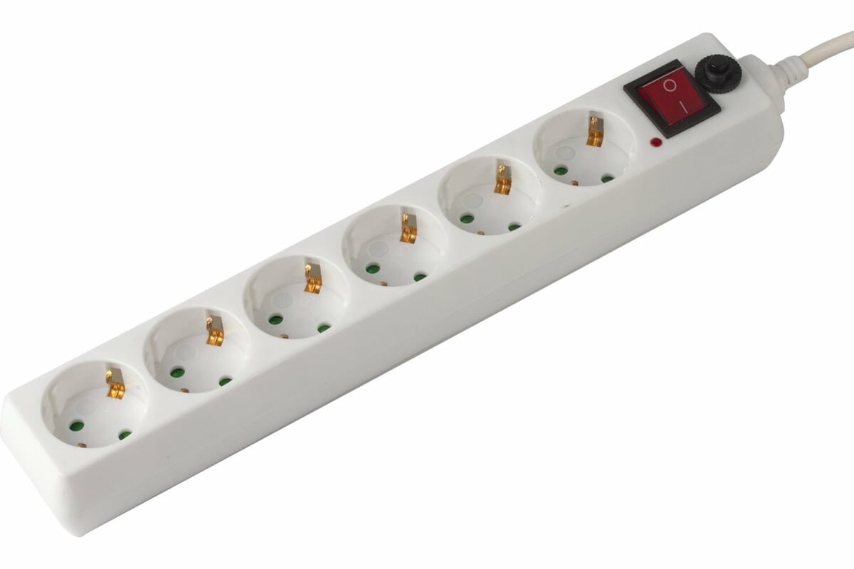 SONNEN U-365 сетевой фильтр, кабель 5 м, код 511427, защита от перенапряжения