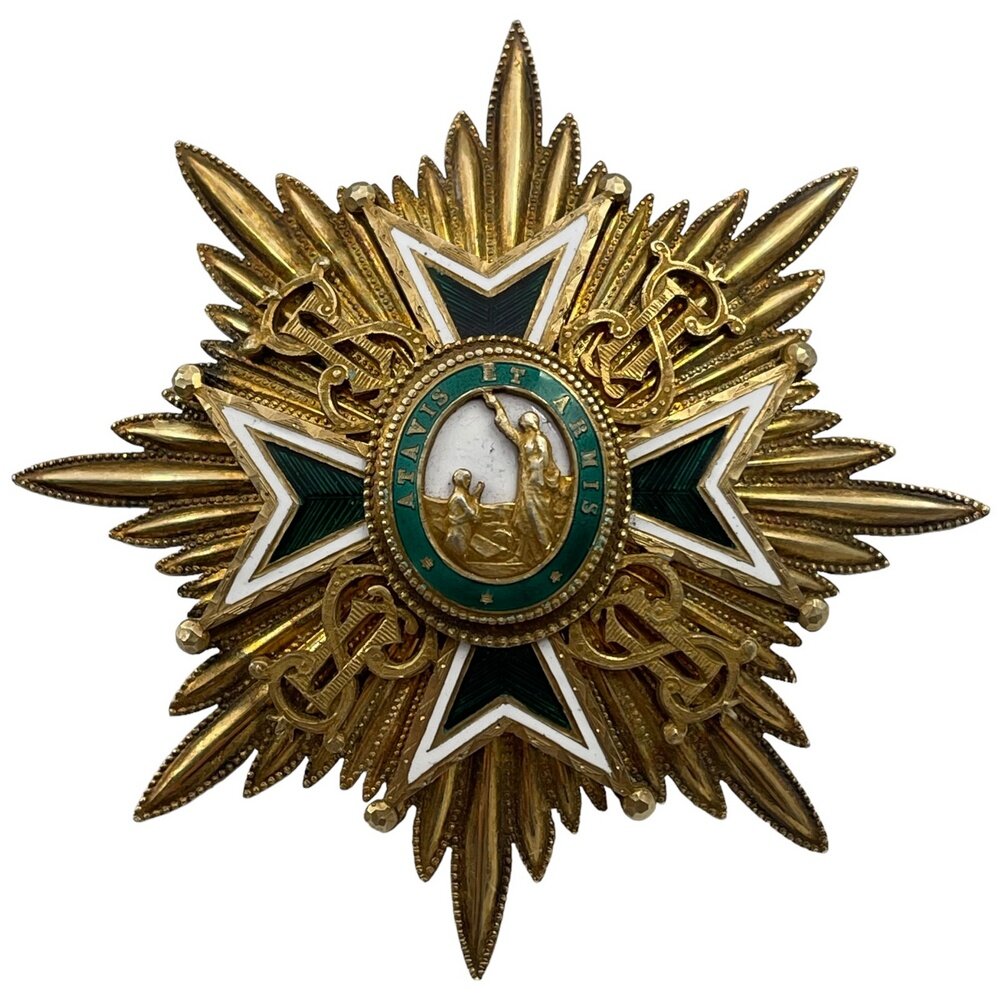 Испания, военный и госпитальерский орден "Святого Лазаря Иерусалимского" звезда 1981-1990 гг.