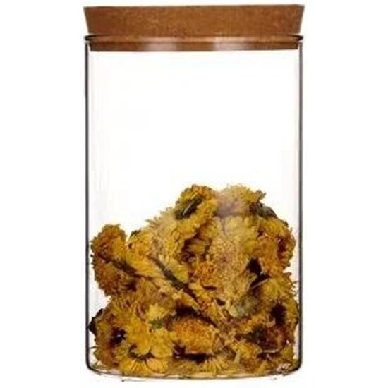 Банка Teco для сыпучих из стекла с пробковой крышкой 700 мл TC-J700-03